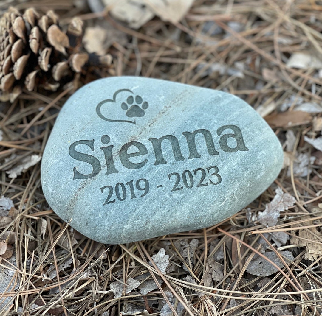 Personalized Pet Memorial Stone, Custom Pet Keepsake, Remembrance Gift ...