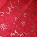 Red Lace, Red Spanish Alencon Lace Fabric by the Meter - Etsy