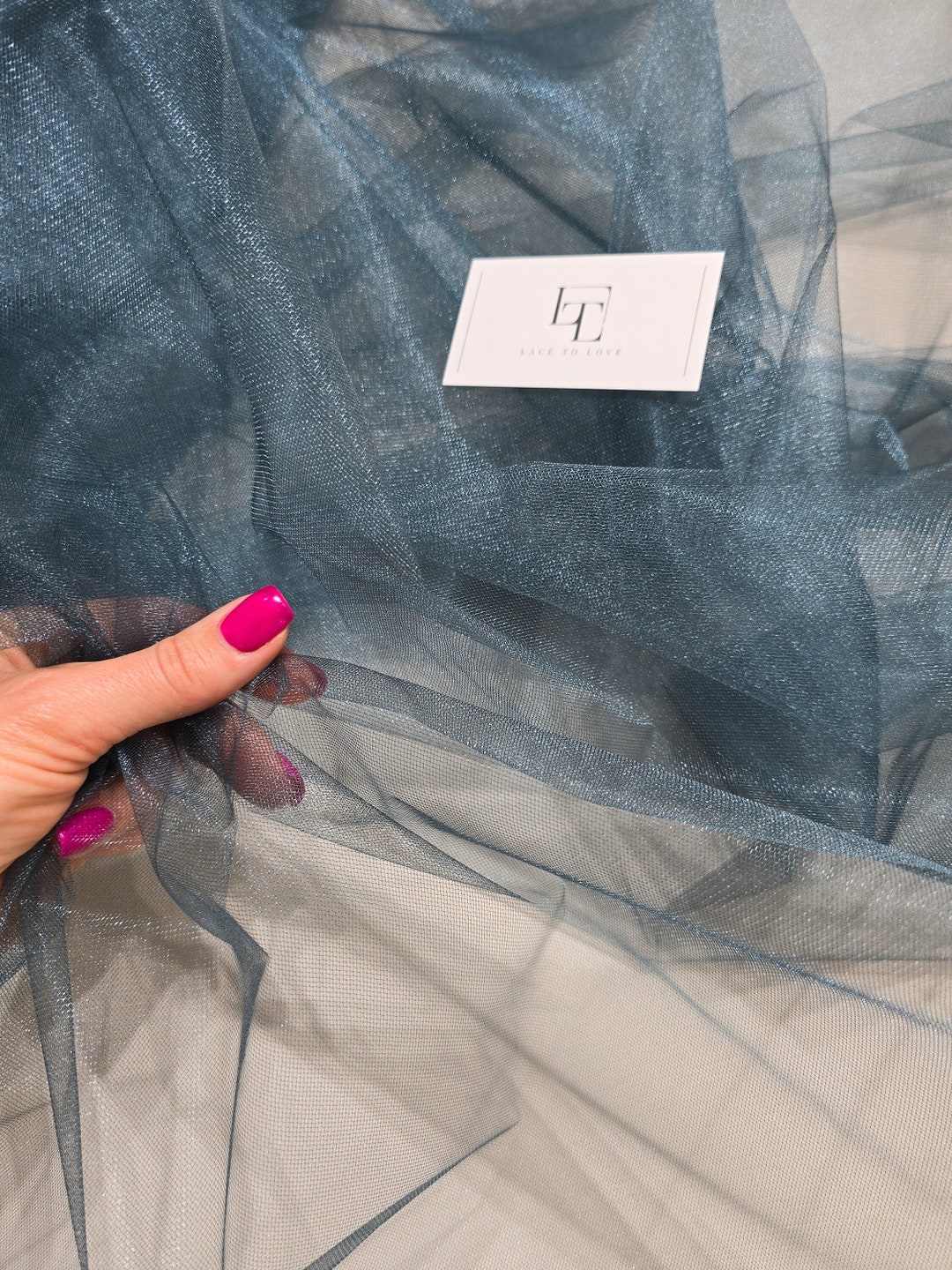 Shiny Dark Grey Tulle Fabric, Grey Tulle Fabric by the Meter, Width 300 ...