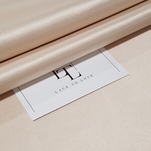 Beige Elastic Satin Fabric by the Metre Skin Color Satin - Etsy