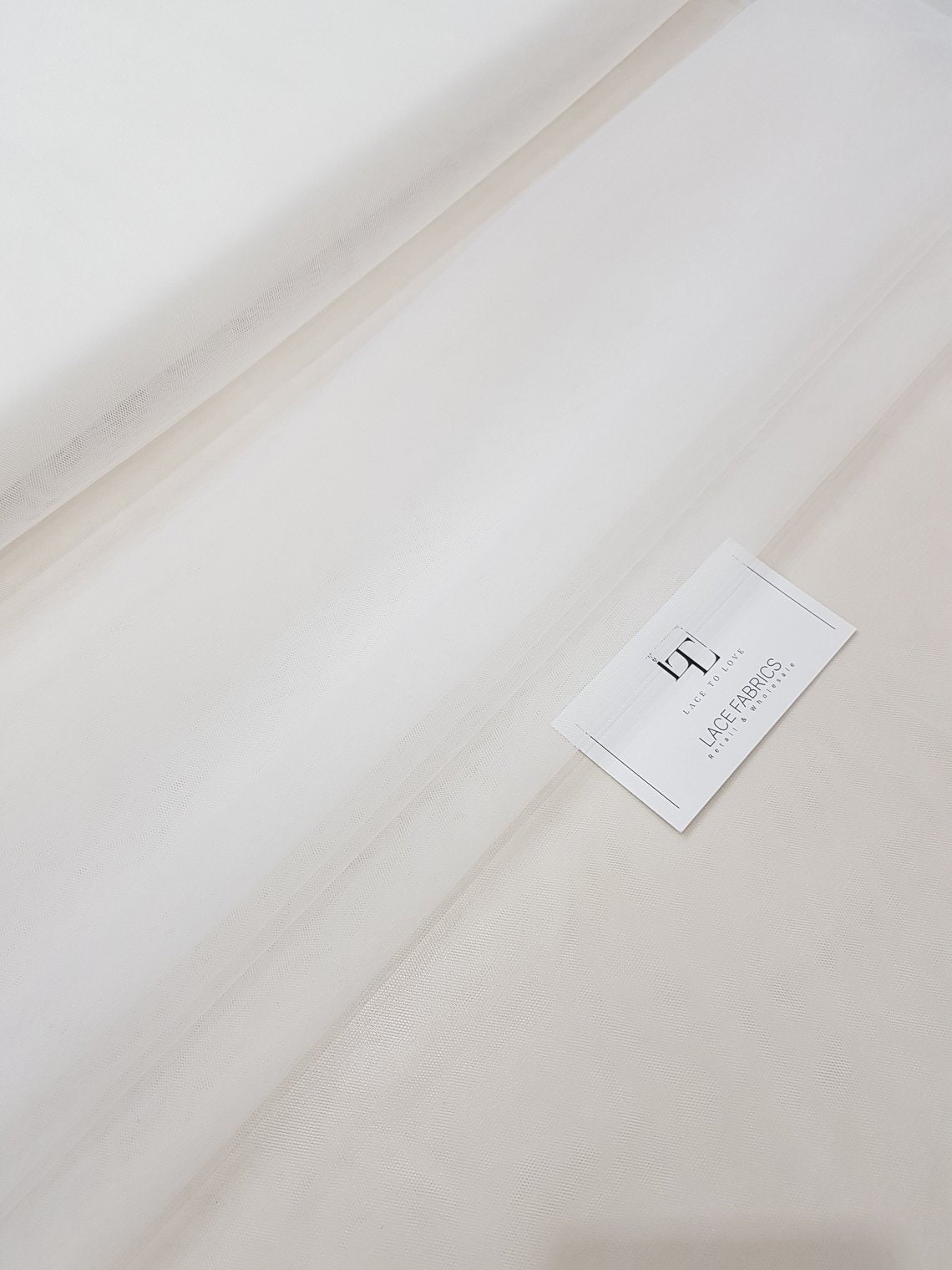 White Tulle Fabric Milk White Spout Fabric Non-straight - Etsy