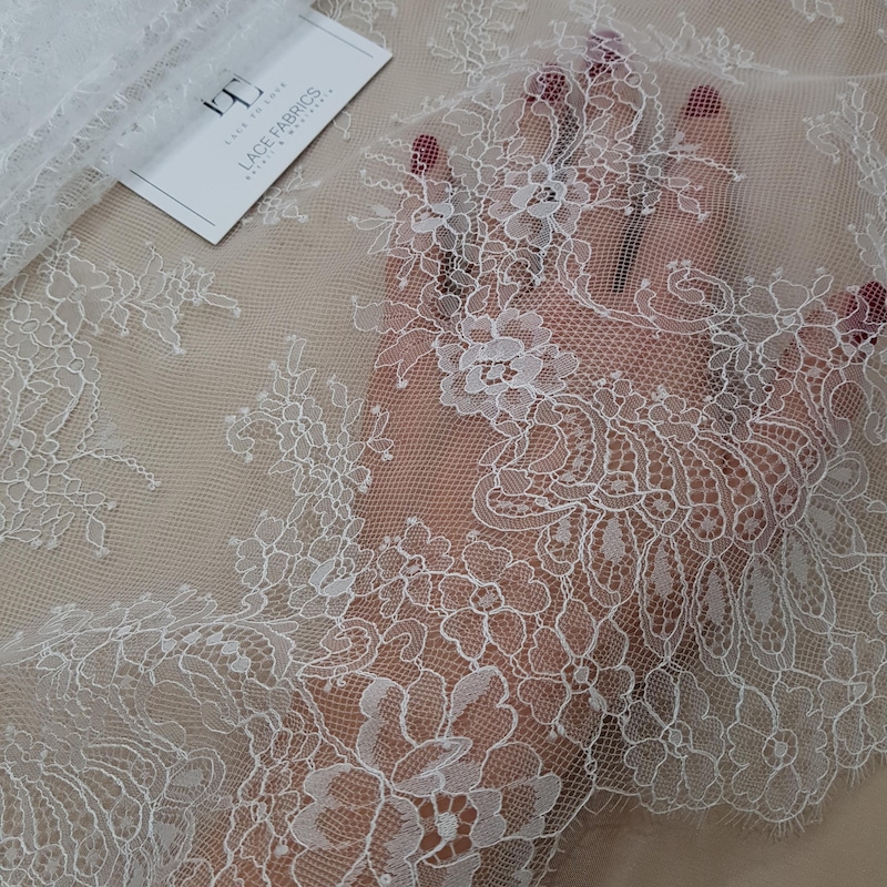 French Lace Fabric - Etsy