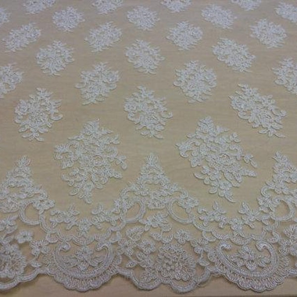 French Lace Fabric - Etsy