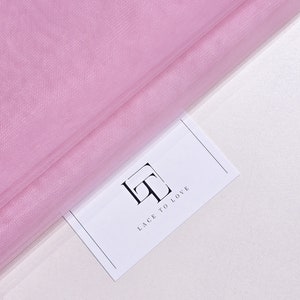 Pink Soft Tulle Fabric, Pink Tulle Fabric Sold by the Meter, 300 Cm ...