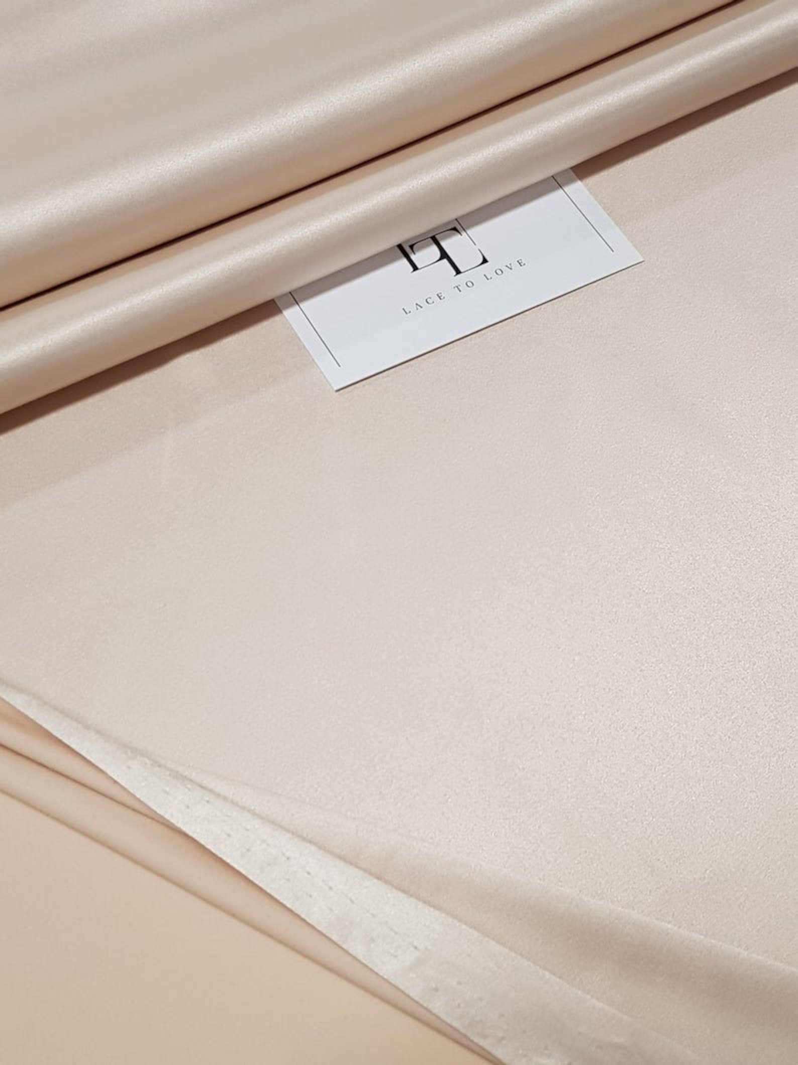 Beige Elastic Satin Fabric by the Metre Skin Color Satin | Etsy