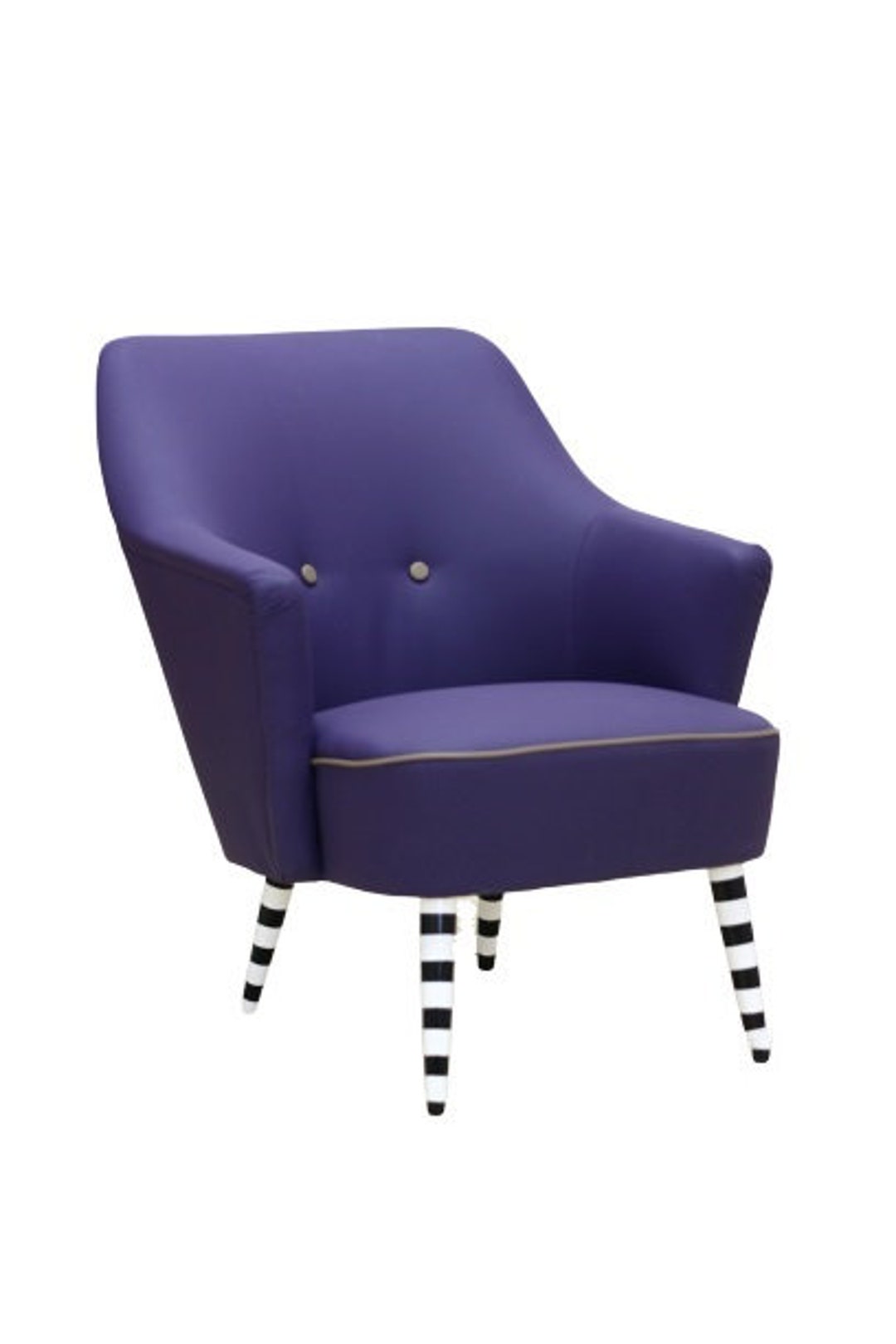 1960s Club Chair, Purple - Etsy