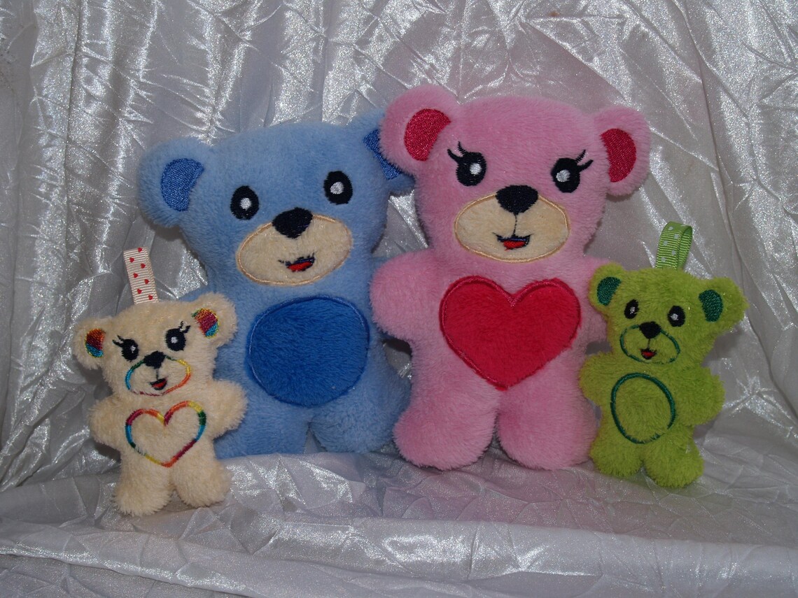 Embroidery File Teddy in the Hoop * ITH / Teddy Bear 294 Machine ...