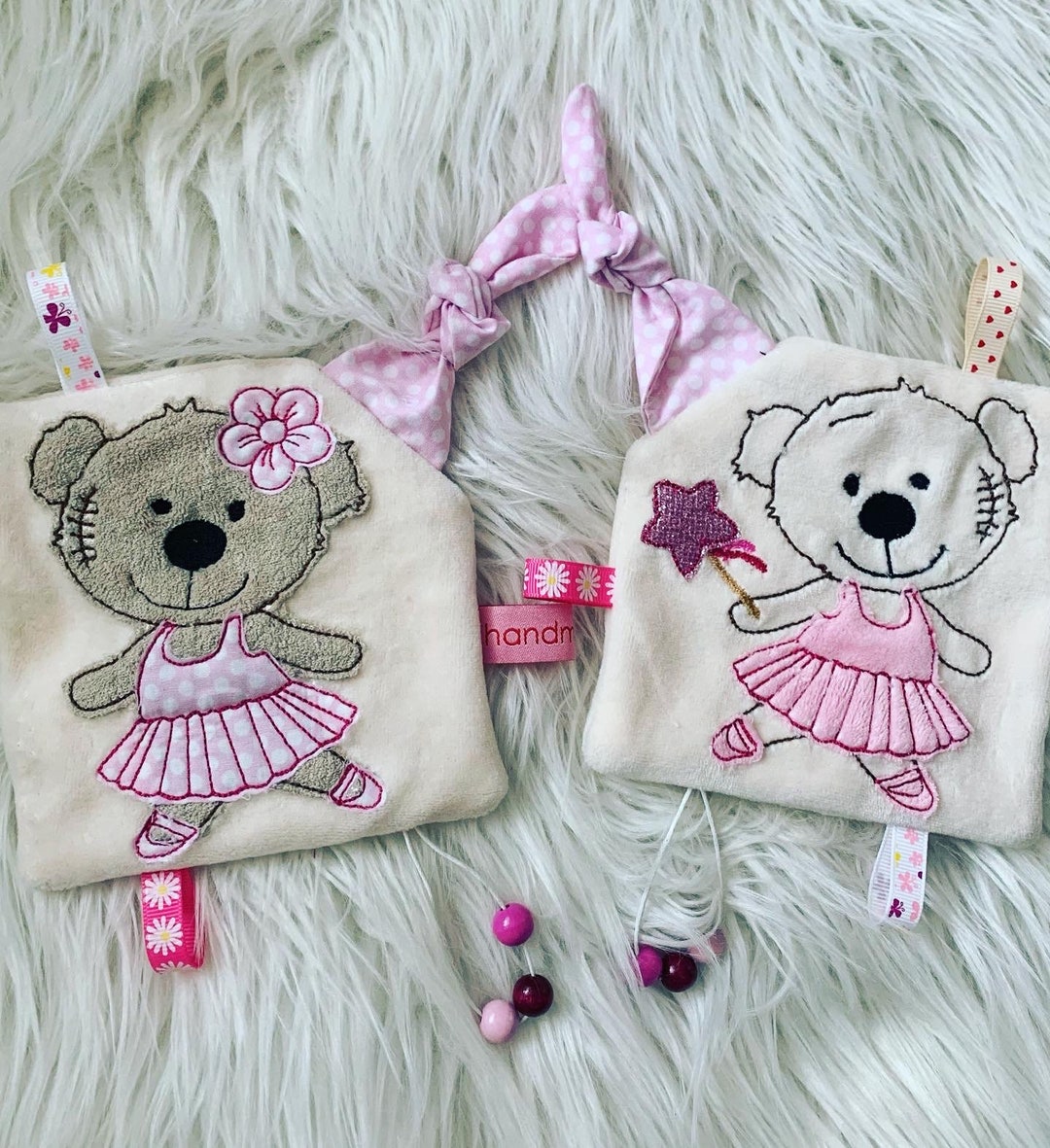 Embroidery File Doodle Pacifier Cloth Ballerina Teddy Bear, Machine ...