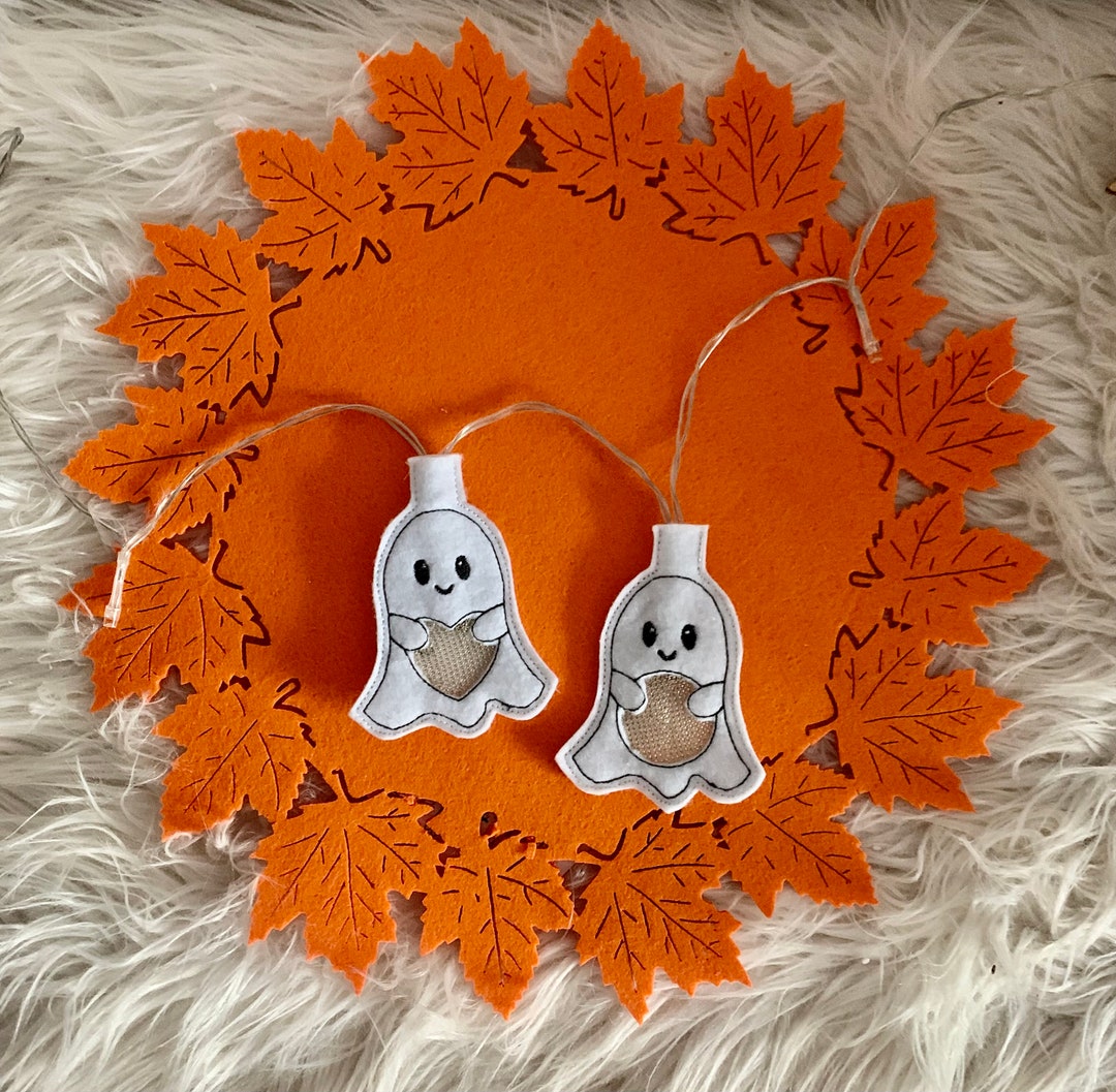 Embroidery File, Ghost in the Hoop, Fairy Lights, Machine Embroidery ...
