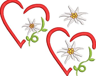 Edelweiss Embroidery | Etsy