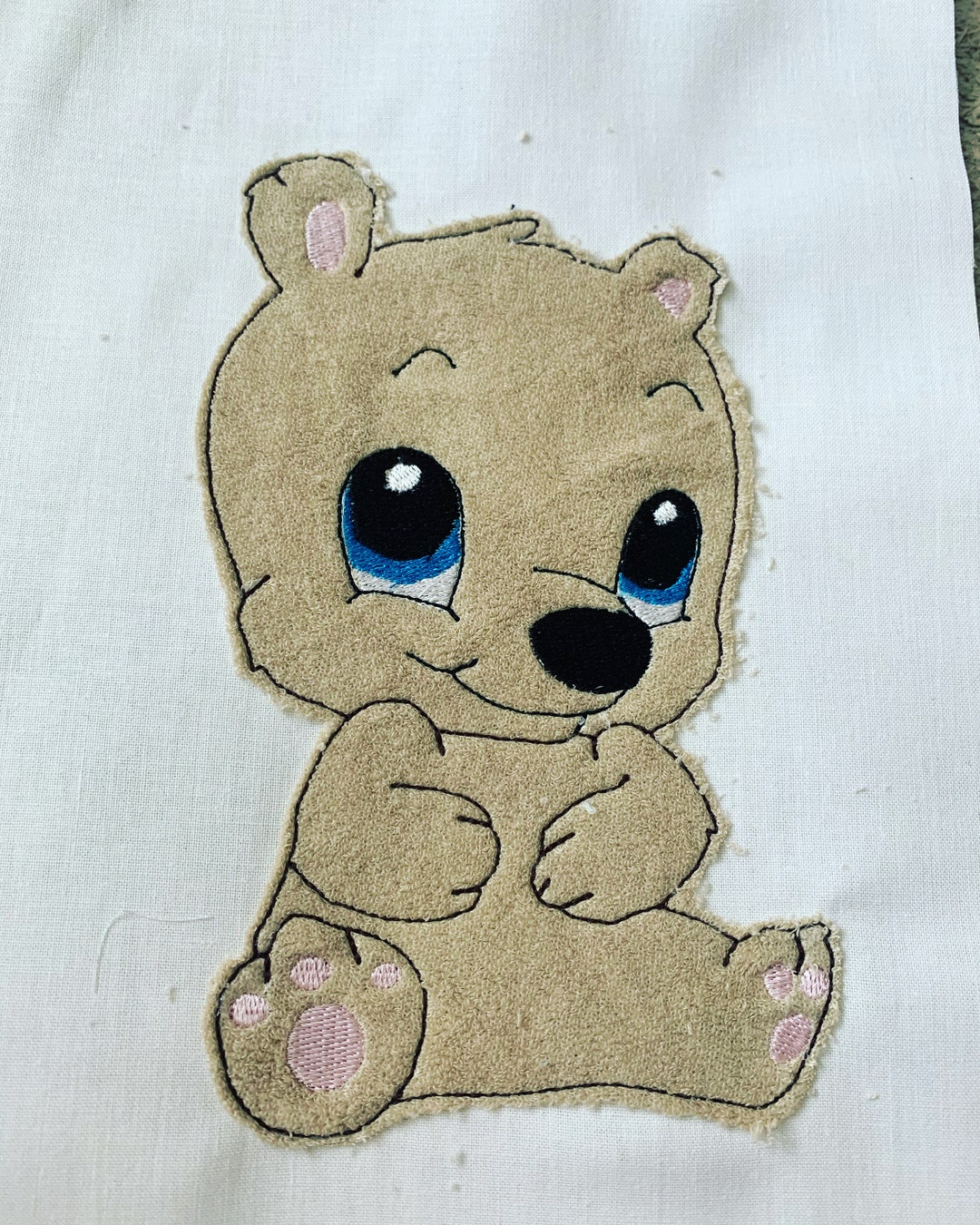 Embroidery File Doodle 2 Teddy Bear, Machine Embroidery Application 3 ...