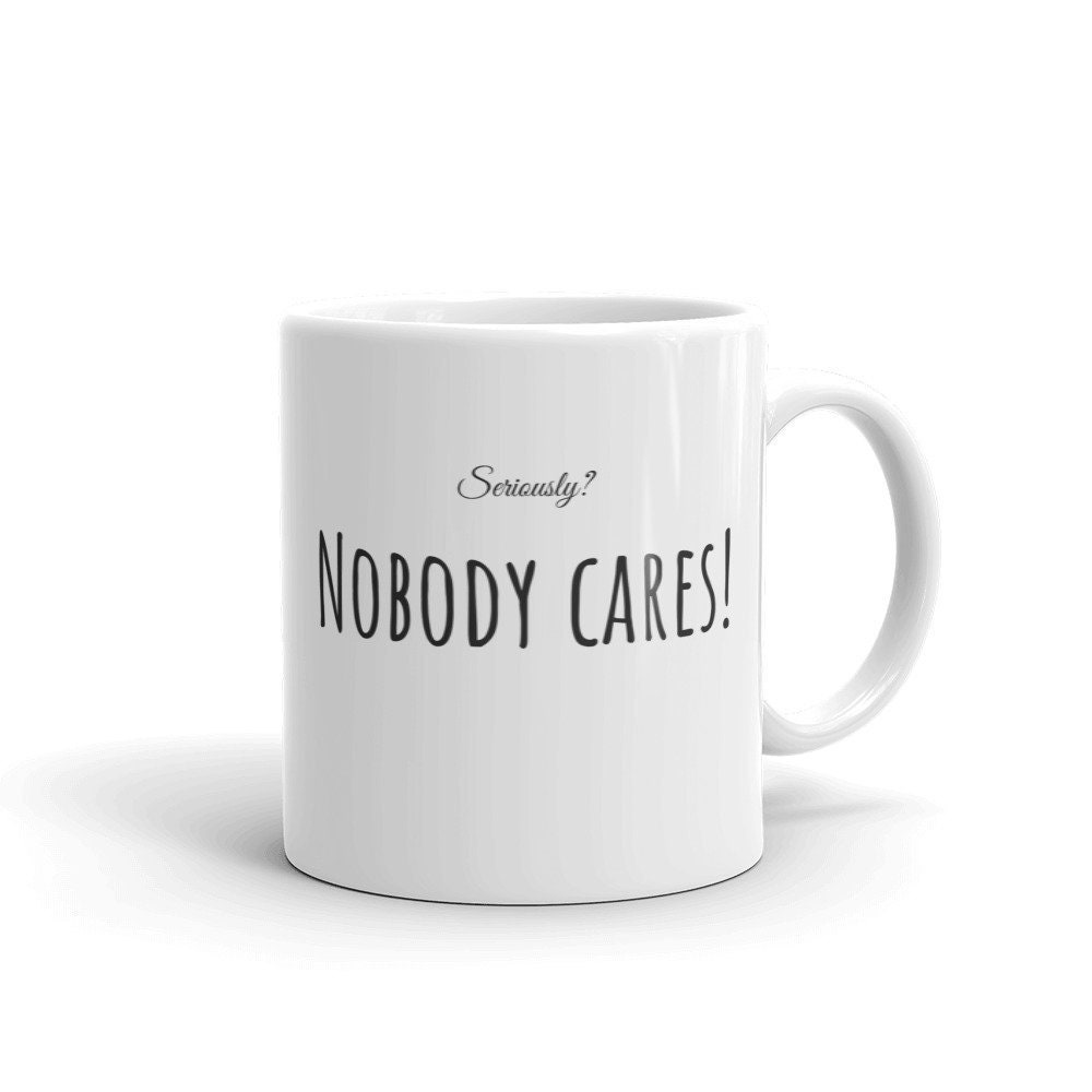 Nobody Cares SVG & PNG - Etsy