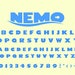 Finding Nemo Letter Font SVG/ Cut File/ Cricut/ Instant Download ...