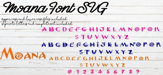 moana font, moana svg, moana font svg, moana font cricut, moana font ...