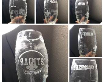 Football Glass | Etsy