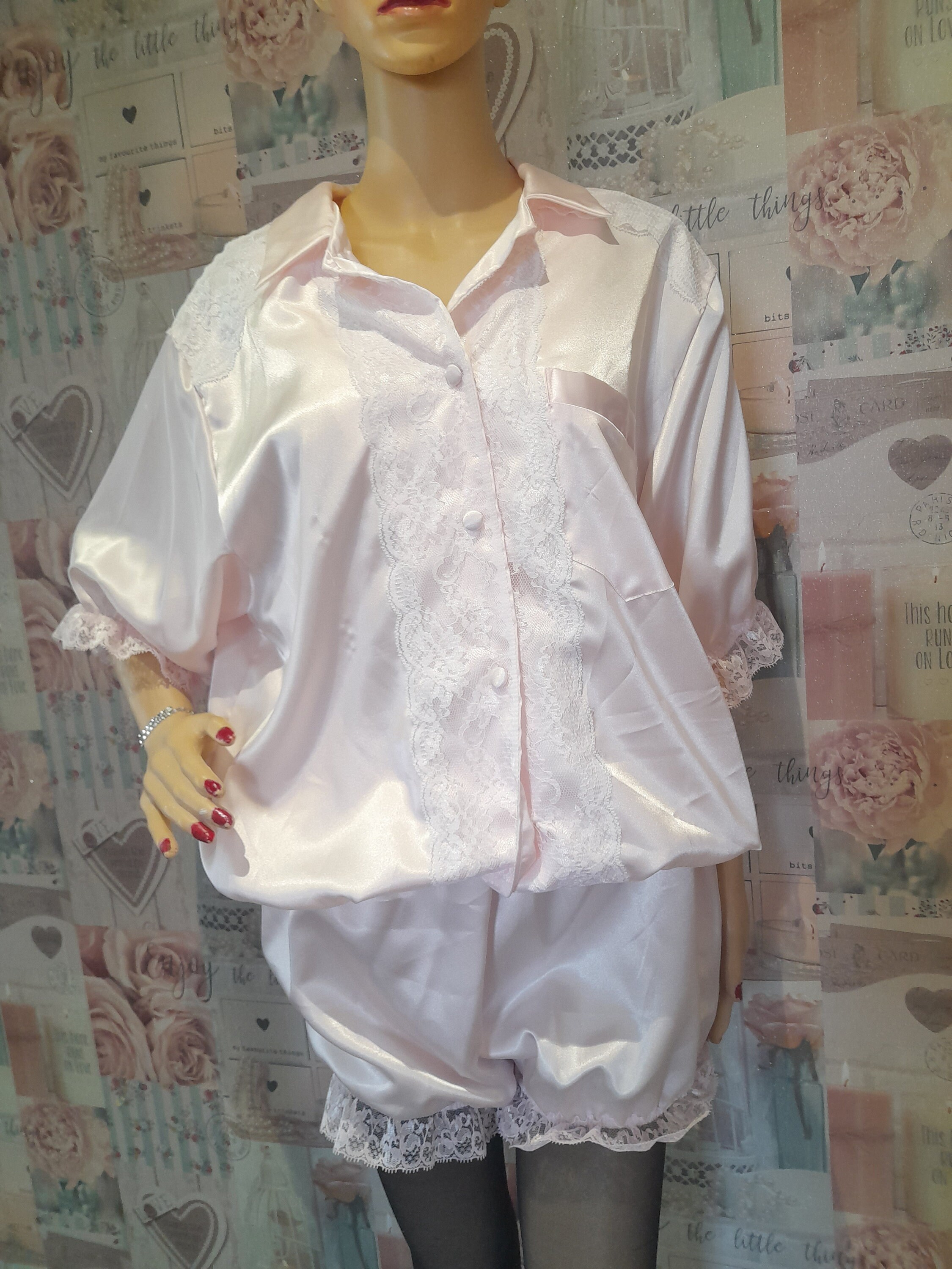 Short Satin AB/DL Bloomers Romper Suit Adult Baby Sissy Girl - Etsy