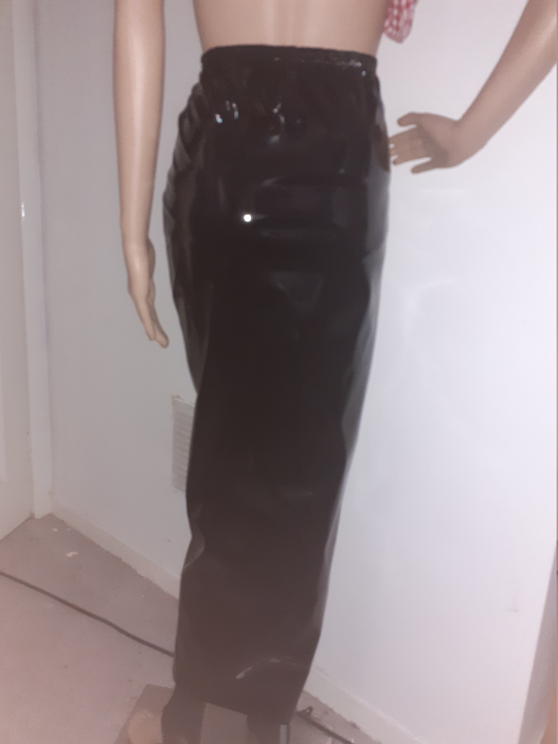 Size 8-24 UK Ladies Shiny PVC, Hobble, Restricted, Skin Tight ...