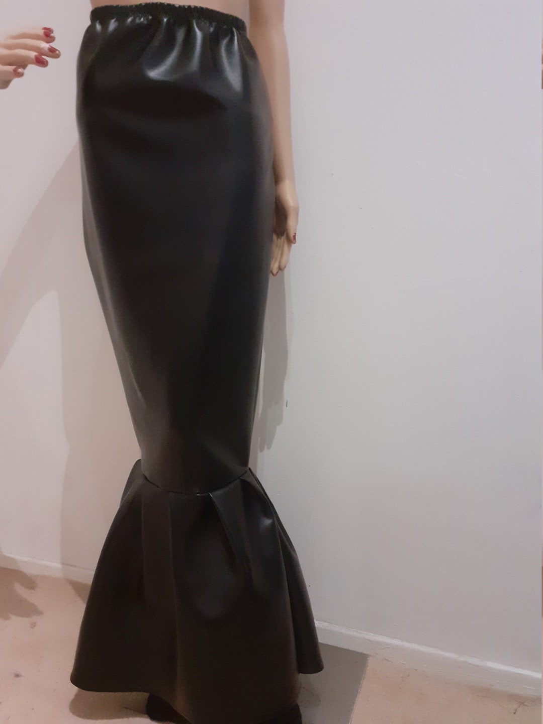 Size 10-26 Mermaid PVC, Restricted, Skin-tight ,hobble. Wiggle Skirt ...