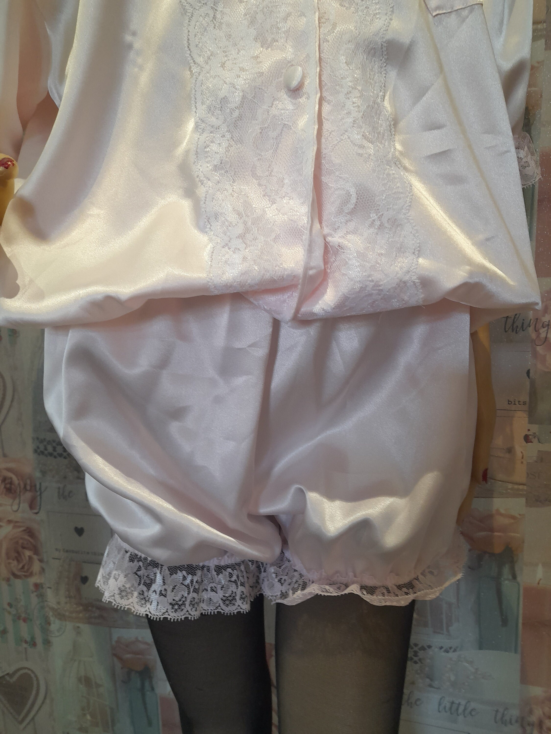 Short Satin AB/DL Bloomers Romper Suit Adult Baby Sissy Girl - Etsy