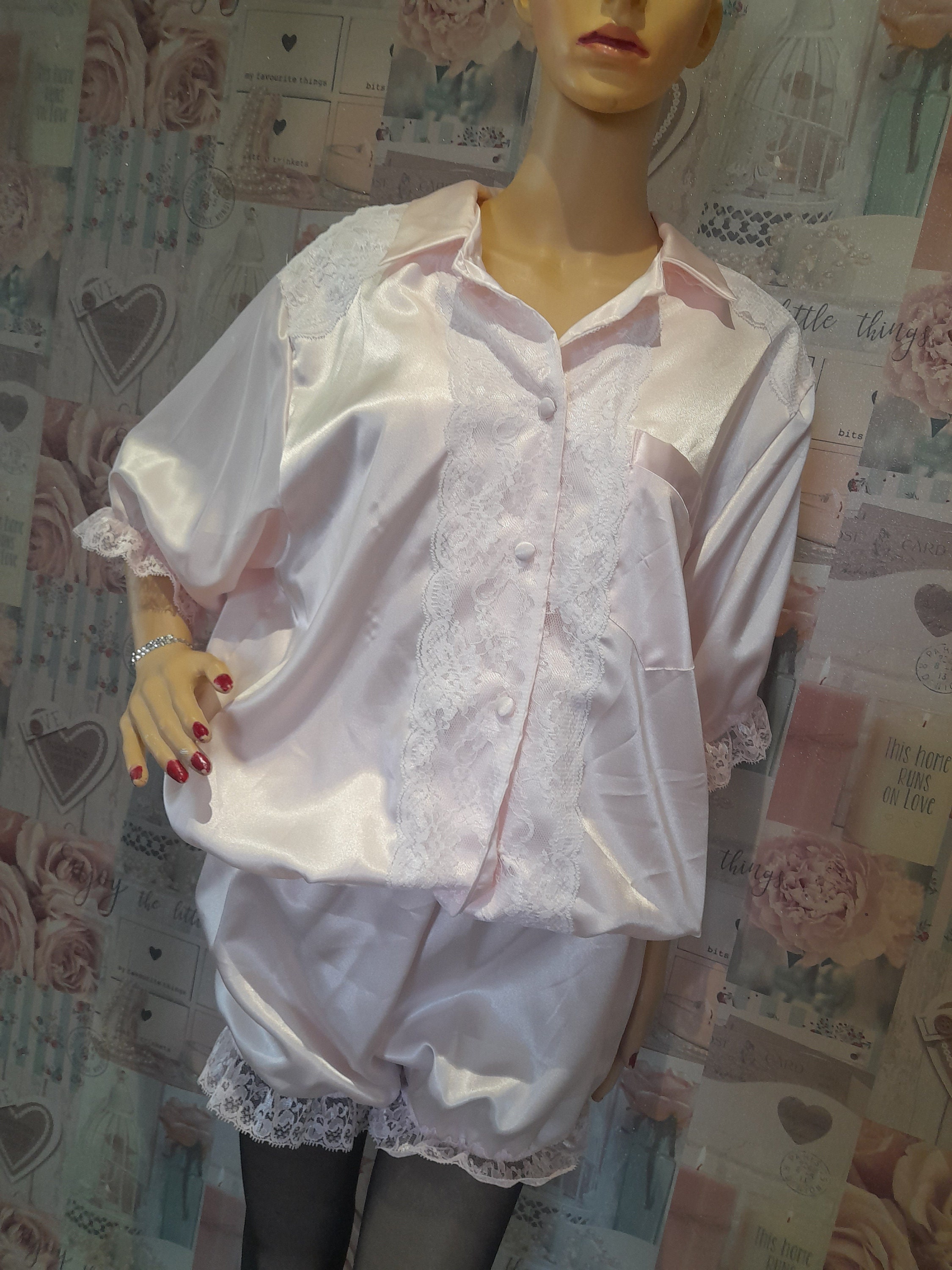 Satin AB/DL Short Bloomers Sleepsuit Romper Suit Adult Baby - Etsy