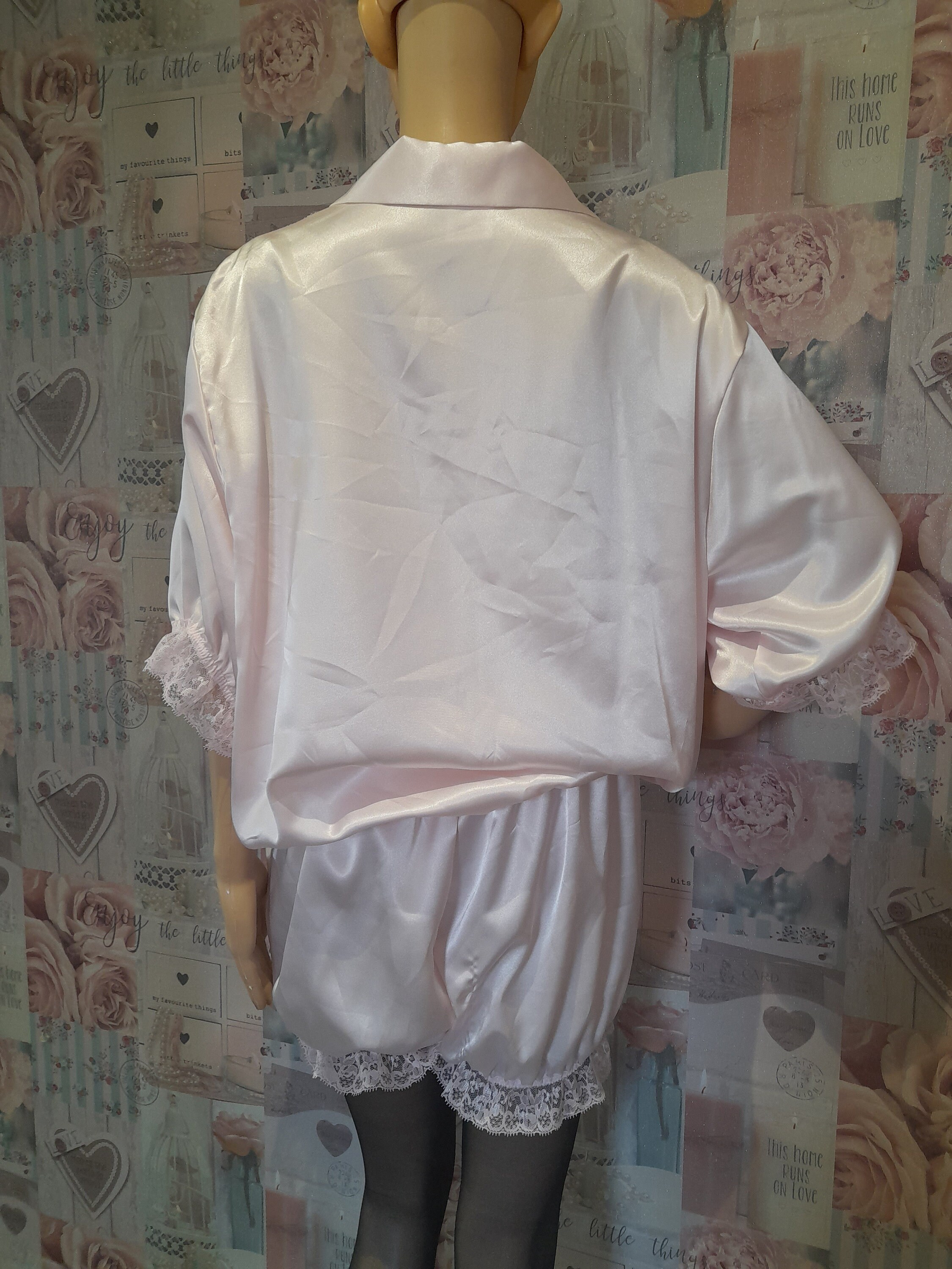 Short Satin AB/DL Bloomers Romper Suit Adult Baby Sissy Girl - Etsy