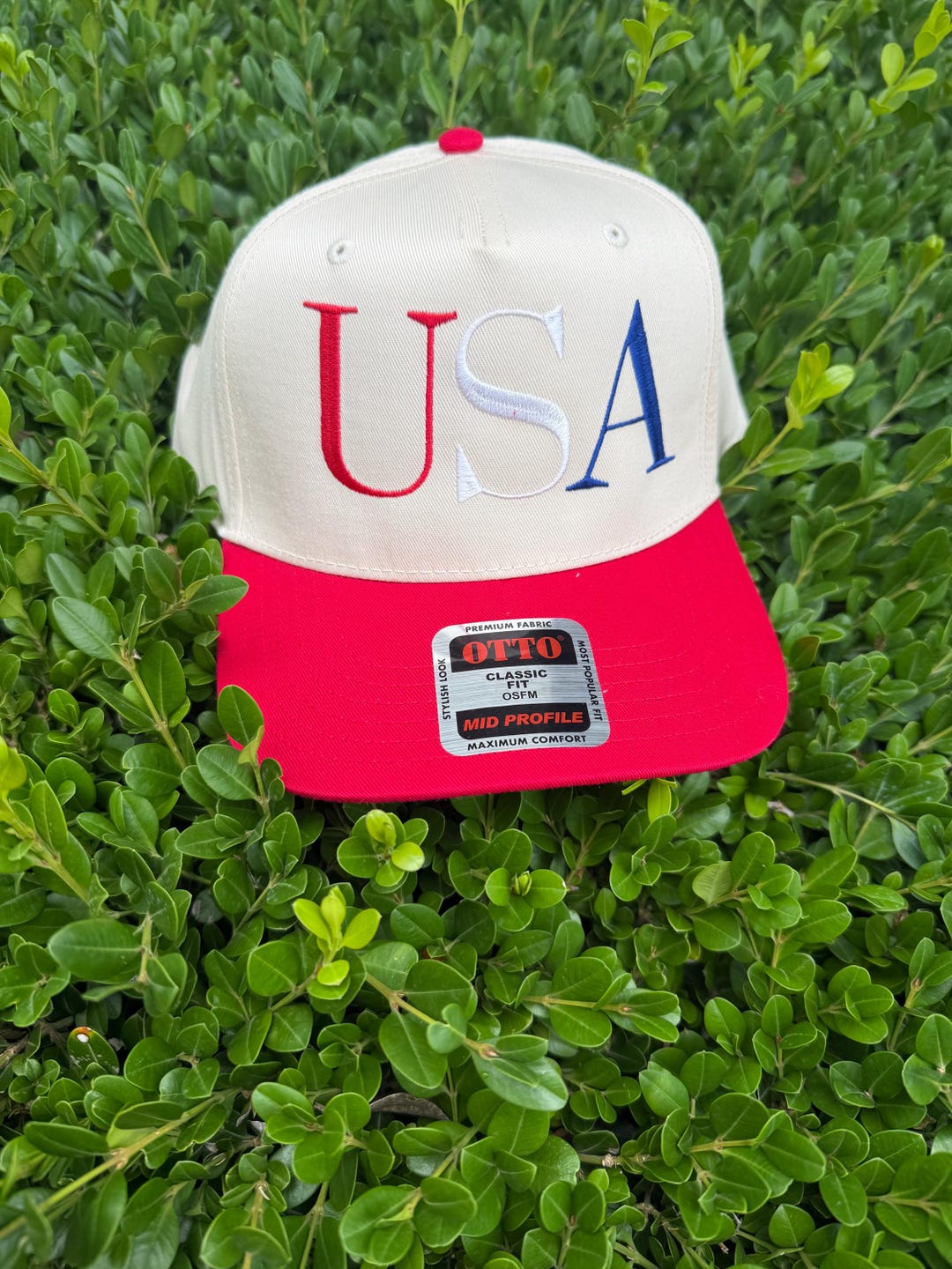 USA Baseball Cap - Cap - Embroidered - Vintage - Patriotic - Etsy