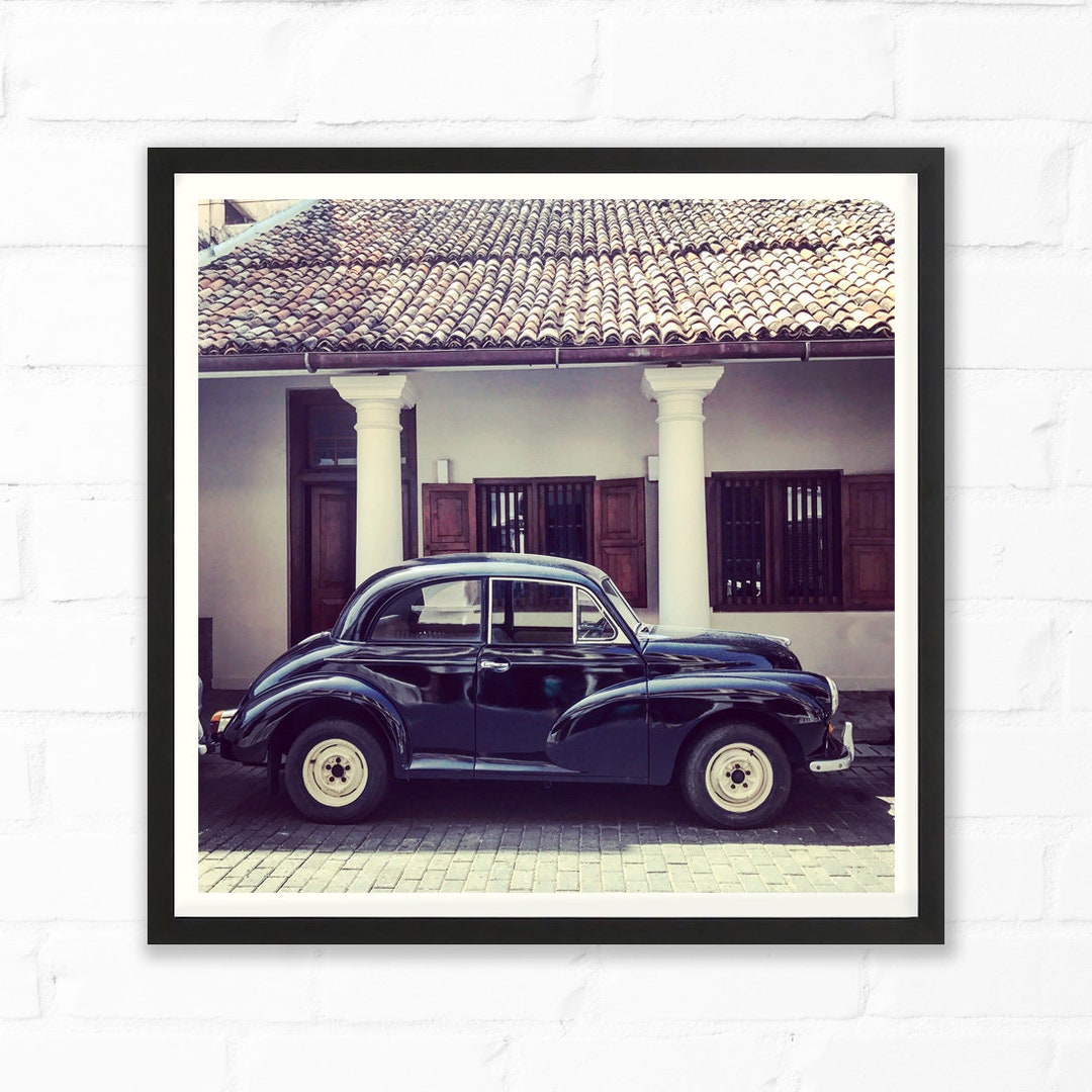 Morris Minor Fine Art Print. Sri Lanka. Sri Lankan Paradise. Vintage ...