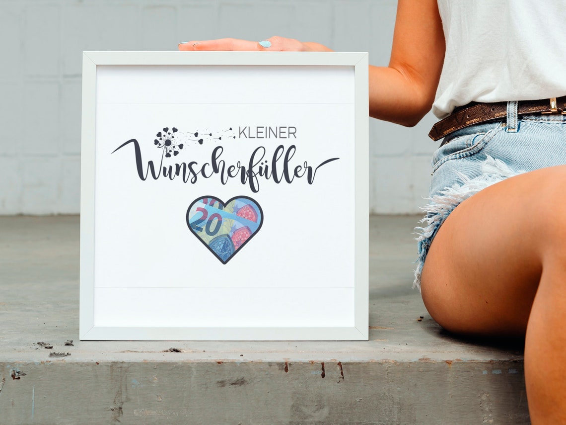 Wunscherfüller Geldgeschenk als Sofort-Ausdruck im DIN A5 Format | PDF ...