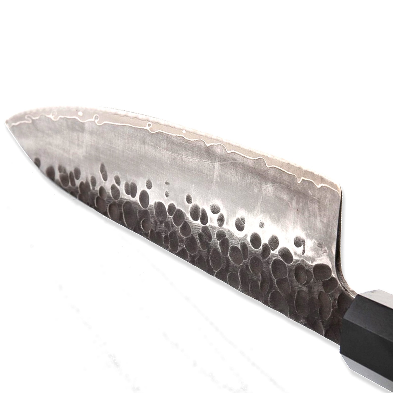 Hand Forged Chef Knife 3-layer Clad Steel Butcher Tools Kitchen Knives ...