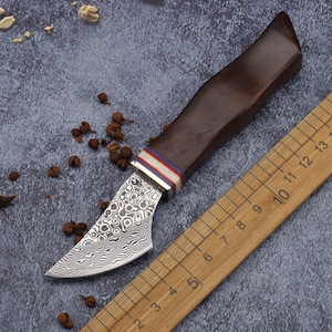 Mini Butcher Knife Miniature Leather Sheath Tiny Knives Pocket Knife - Etsy