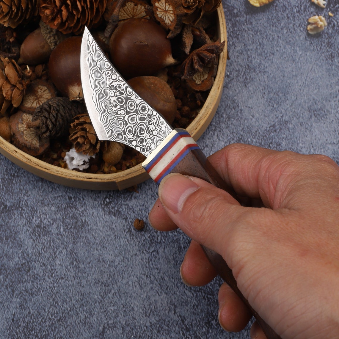 Mini Butcher Knife Miniature Leather Sheath Tiny Knives Pocket Knife - Etsy