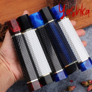 Custom Kitchen Knives Wa Handle Honeycomb Design Craft Supplies Chef ...
