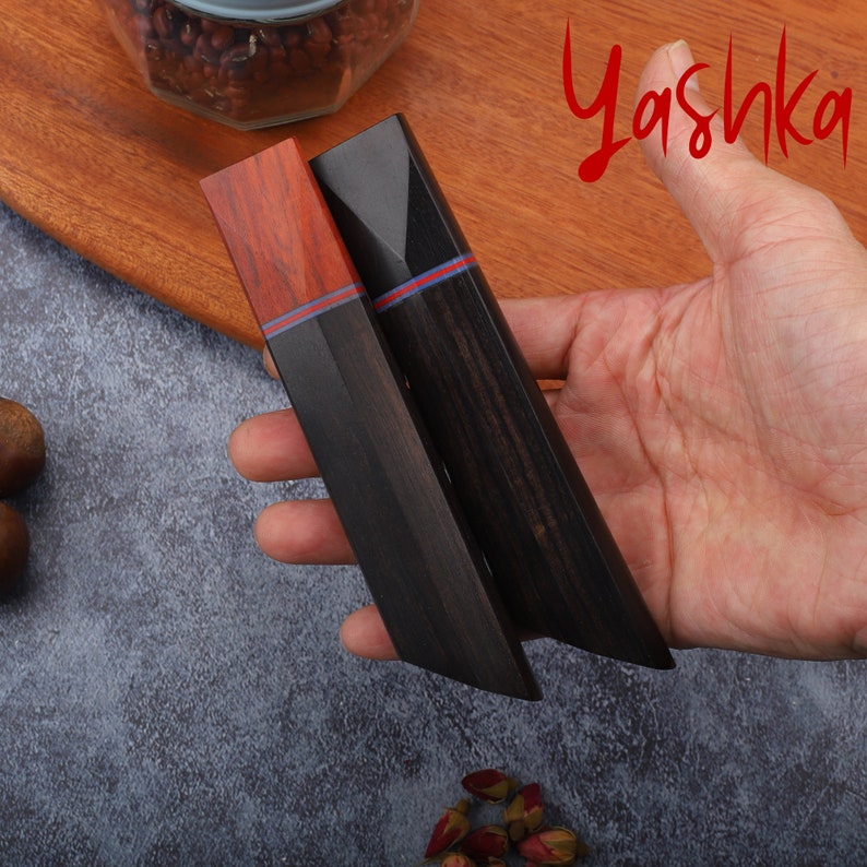 Chef Knife Handle Craft Supplies DIY Custom Knife Japanese - Etsy