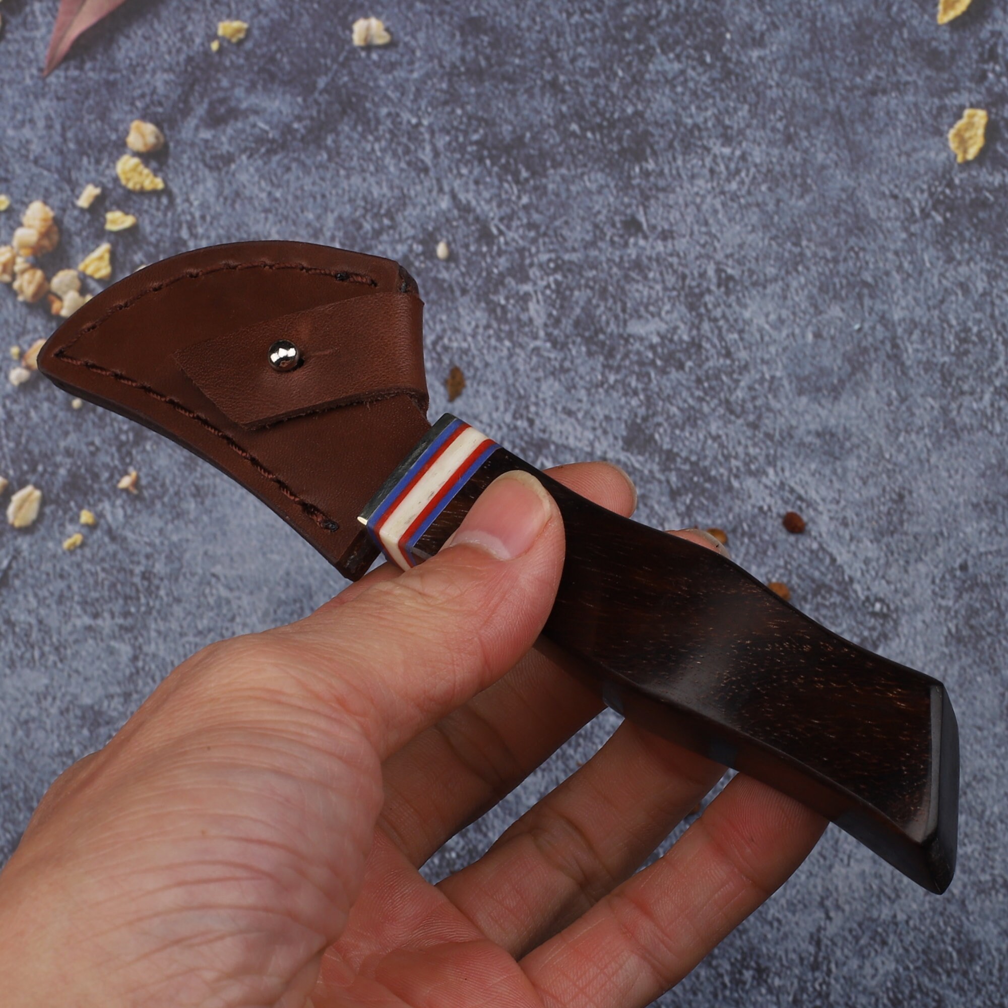 Mini Butcher Knife Miniature Leather Sheath Tiny Knives Pocket Knife - Etsy