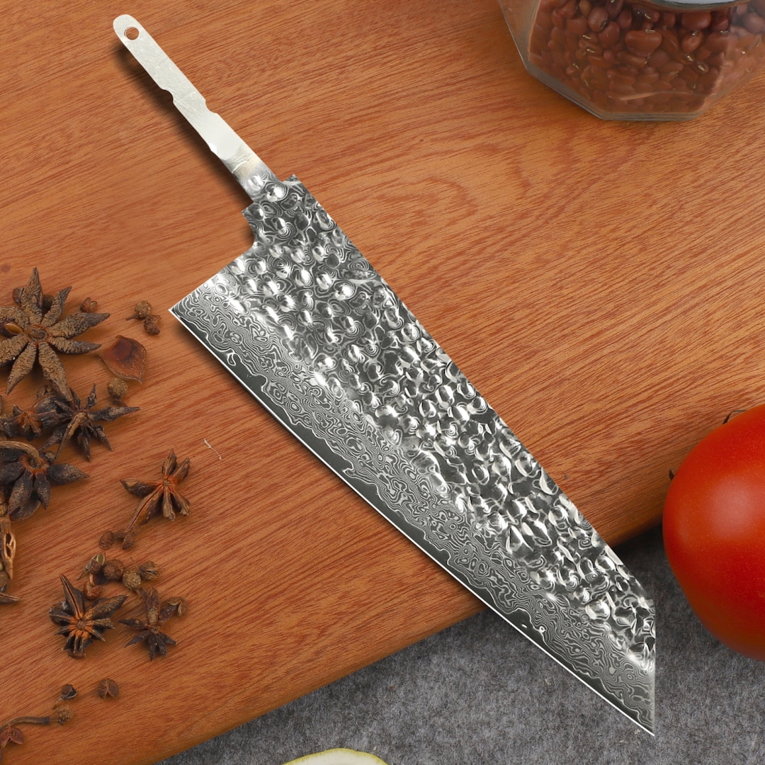 Chef Knife Billet Japanese Bunka Knife Blade DIY Custom Kitchen Knives ...