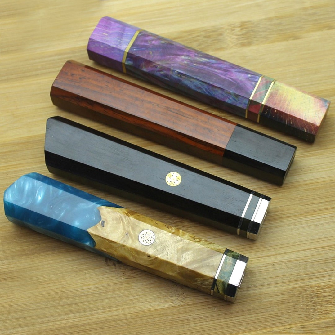 Chef Knife Handle for Japanese Kitchen Knives DIY Knife Making ...
