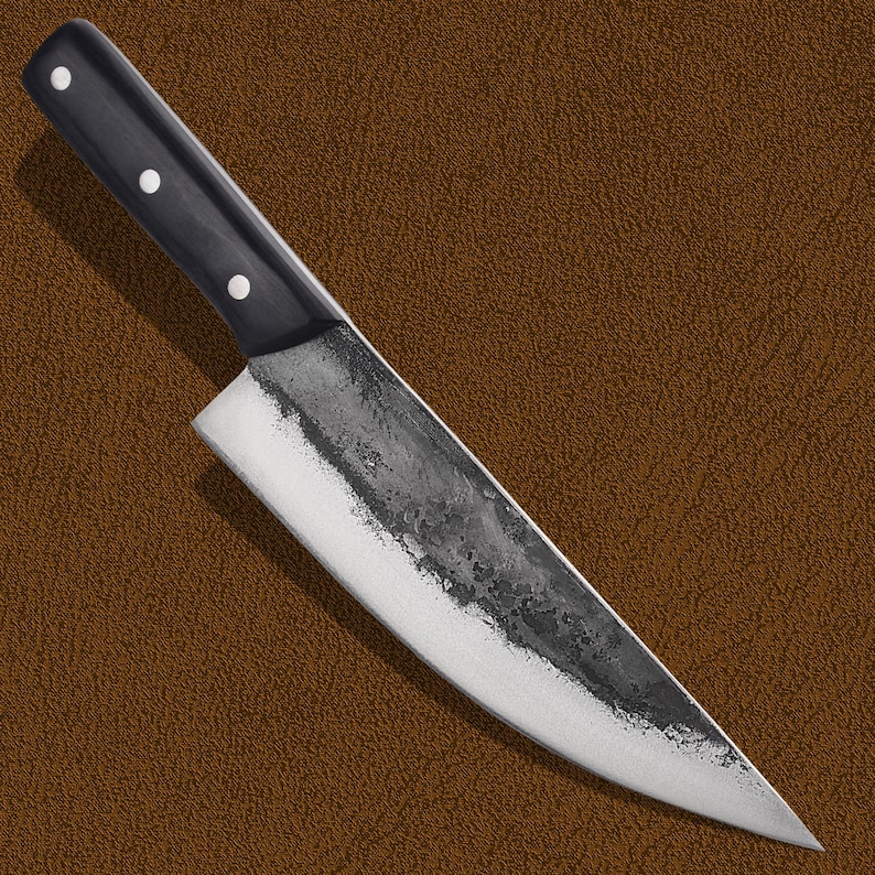 Handmade Chef Knife Clad Forged Steel Butcher Tools Kitchen | Etsy