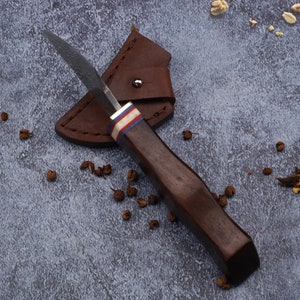 Mini Butcher Knife Miniature Leather Sheath Tiny Knives Pocket Knife - Etsy