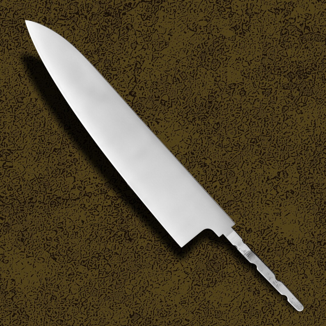 Chef Knife Blank Blade Japanese Gyuto Shape Billet Knife Making Home ...