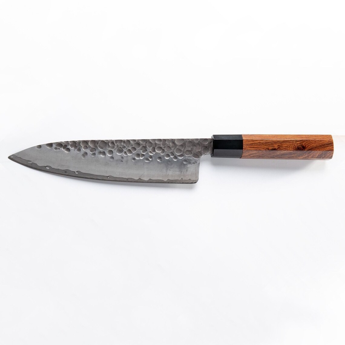 Hand Forged Chef Knife 3-layer Clad Steel Butcher Tools Kitchen Knives ...