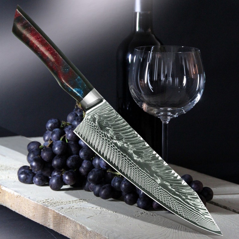 Chef's Kitchen Knife Kiritsuke Knife Home Tool Cookware Minimalist ...