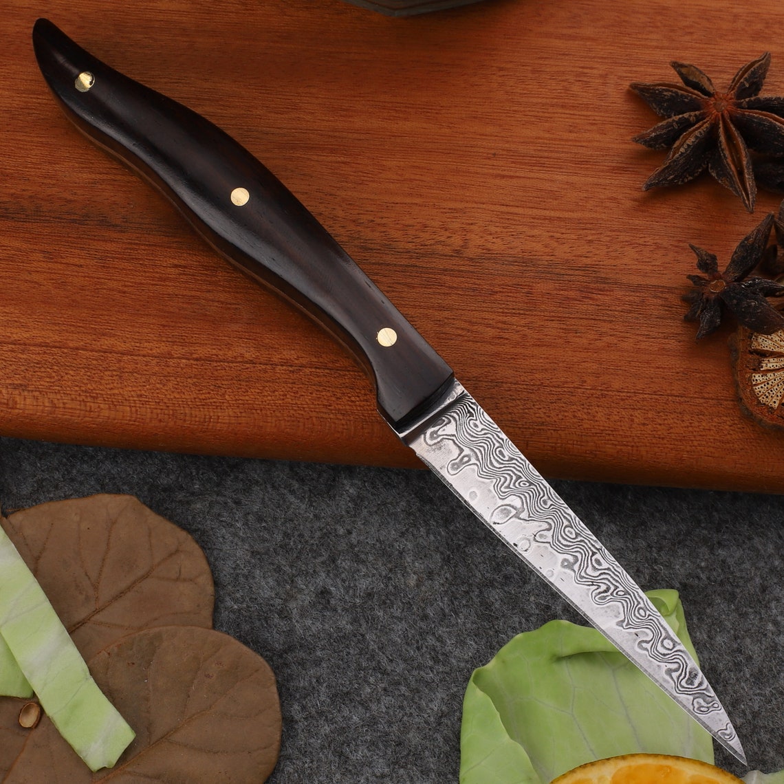 Chef's Kitchen Knives Utility Paring Carving Home Cooking | Etsy