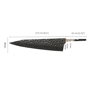 Chef Knife Billet Kitchen Knife Making DIY Japanese Kiritsuke Knife ...