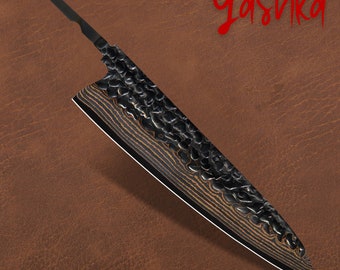 Knife Billet Japanese Gyuto Blade Shape Cu Mai Steel Chef Knife Blank ...