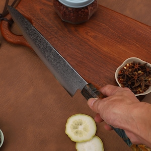 Chef's Knives Japanese Gyuto Blade Shape Slicing Tool Home Kitchen ...