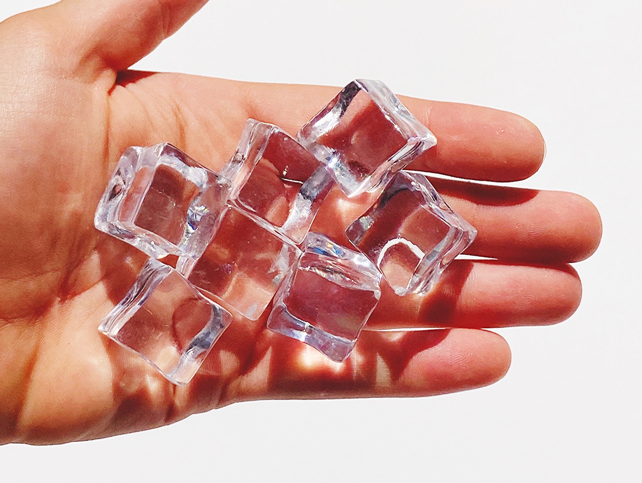 20mm Acrylic Ice Cubes Fake Wedding Decoration Transparent - Etsy