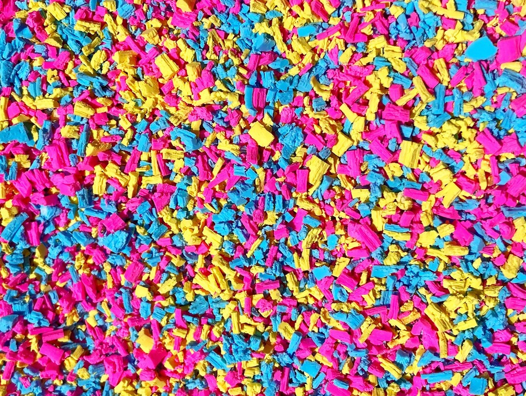 80s Neon Clay Crumbs, Candy Dessert Crumble Shavings, Nail Art, Polymer ...