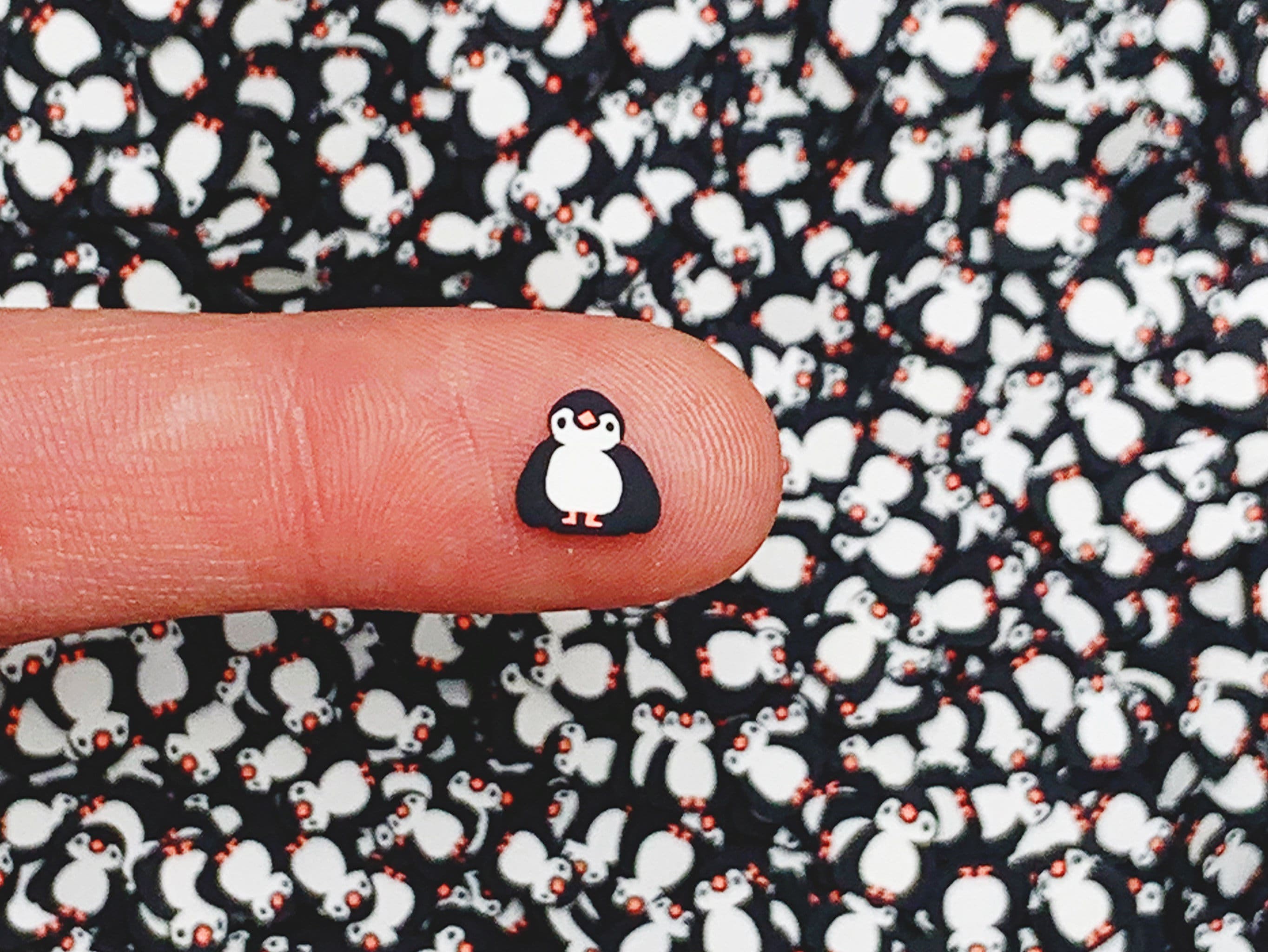 Craft Supplies & Tools Papercraft Tiny Christmas Penguin Polymer Clay ...