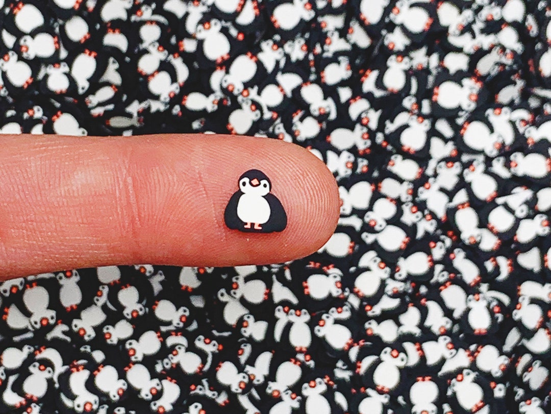 Penguin Fimo Slices, Polymer Clay, Winter Christmas, Nail Art ...