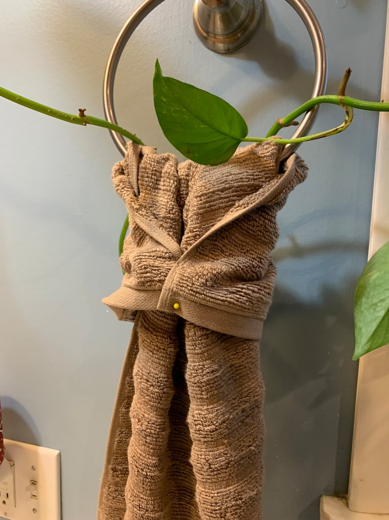 Hanging Terry Hand Towel With Snap: Bathroom Decor - Etsy